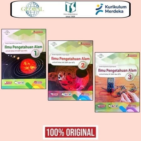 Jual Buku IPA Ilmu Pengetahuan Alam Untuk kelas 7 8 9 SMP / IPA SMP / Kurikulum Merdeka / Global ...