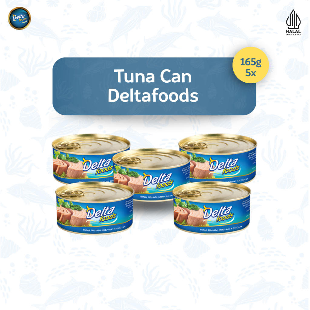 Jual Deltafoods - Ikan Tuna Dengan Minyak Kanola DeltaFoods Bundling 5 ...