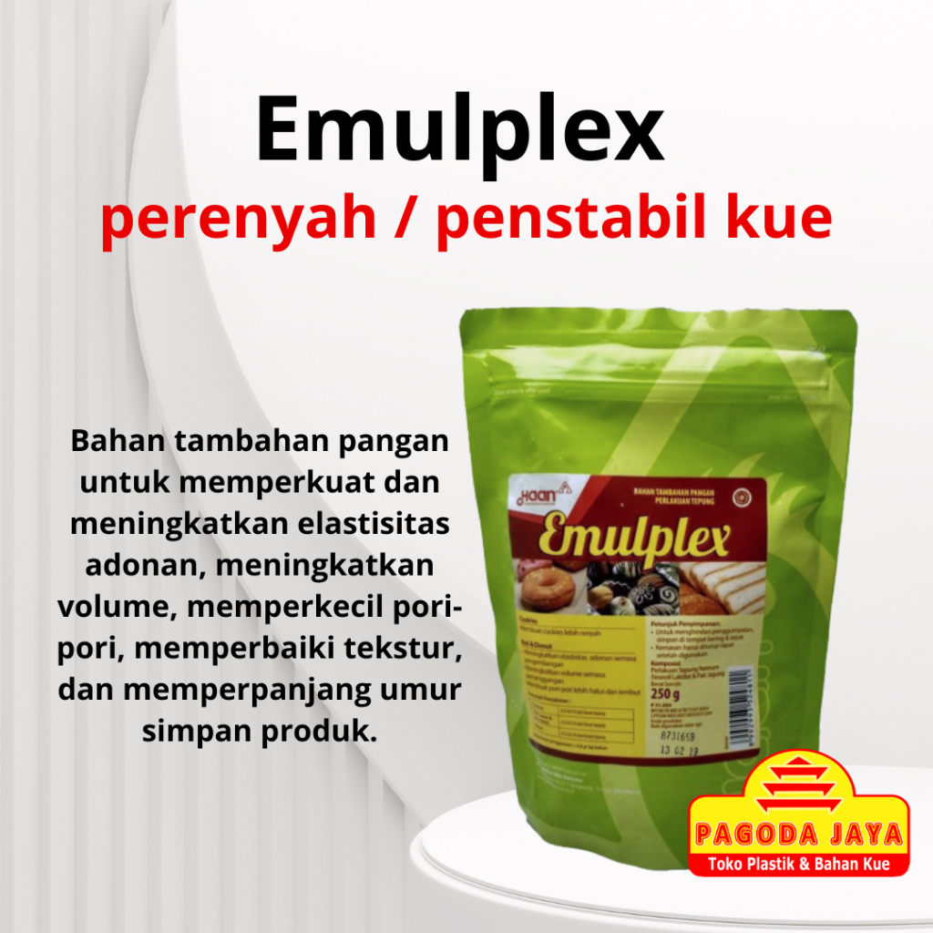 Jual Haan Emulplex [250 gr] Emplex Perenyah Kue Kering Cookies | Shopee ...