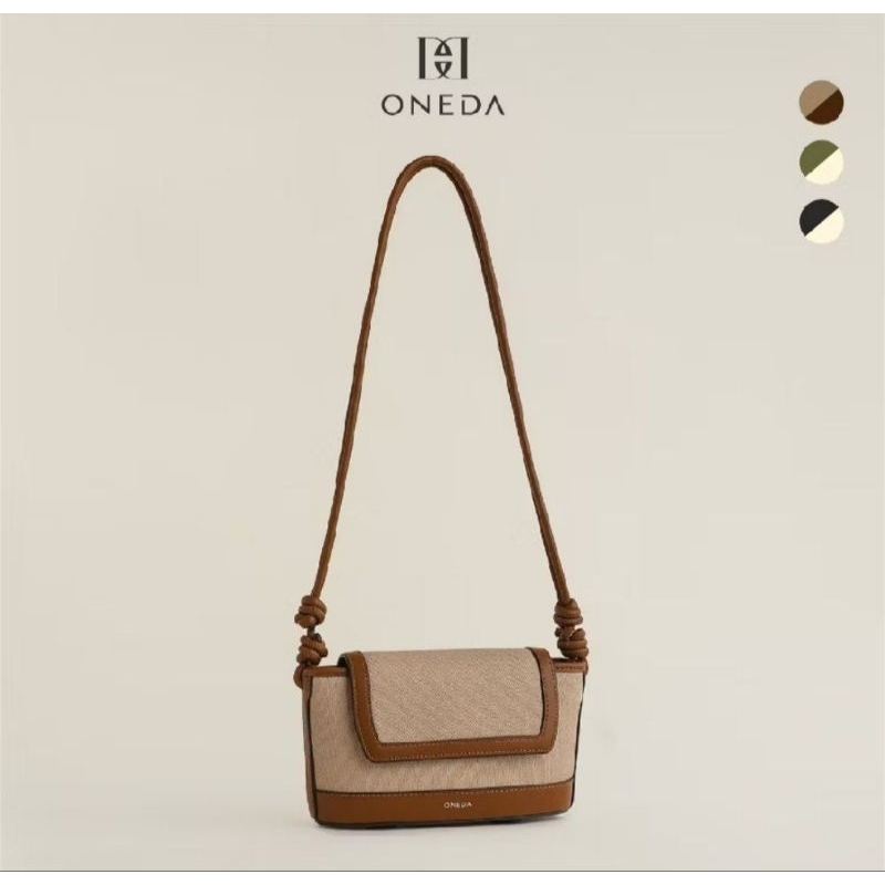 Jual [NEW] ONEDA Lark Bag - Shoulder & Sling Bag (Khaki) | Shopee Indonesia