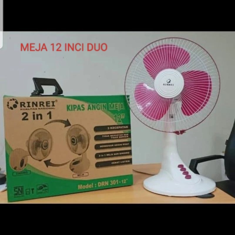 Jual kipas angin meja 12 inci duo yasaka rinrei | Shopee Indonesia