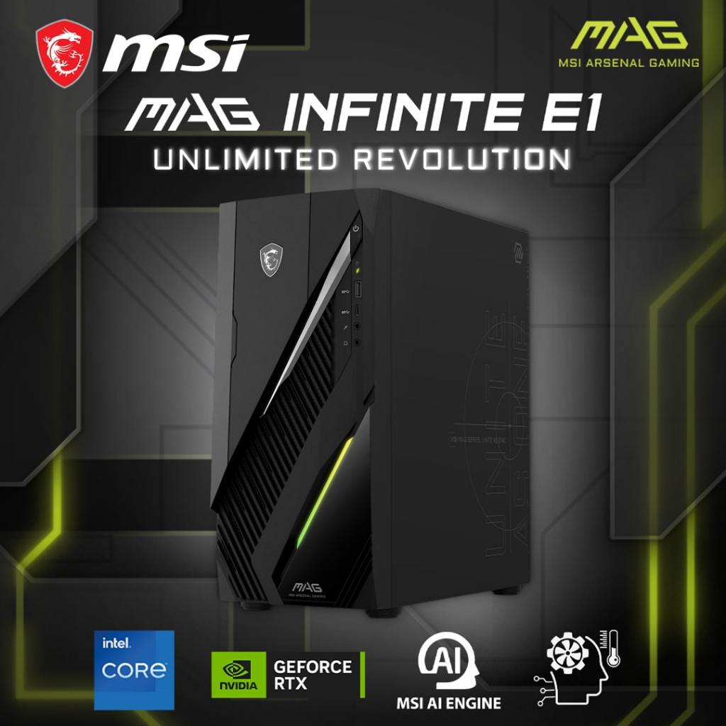 Jual MSI MAG Infinite E1 12th (I5 12400F, RTX 3050, 16GB DDR5, SSD 1TB ...