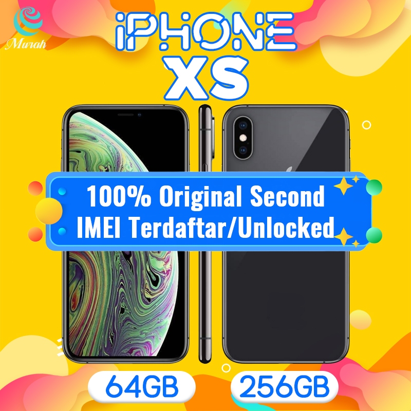 Jual IPHONE XS Second 100%ORI 256G 64G Fullset Mulus Asli Like New Kondisi Perfect Unlocked ip ...