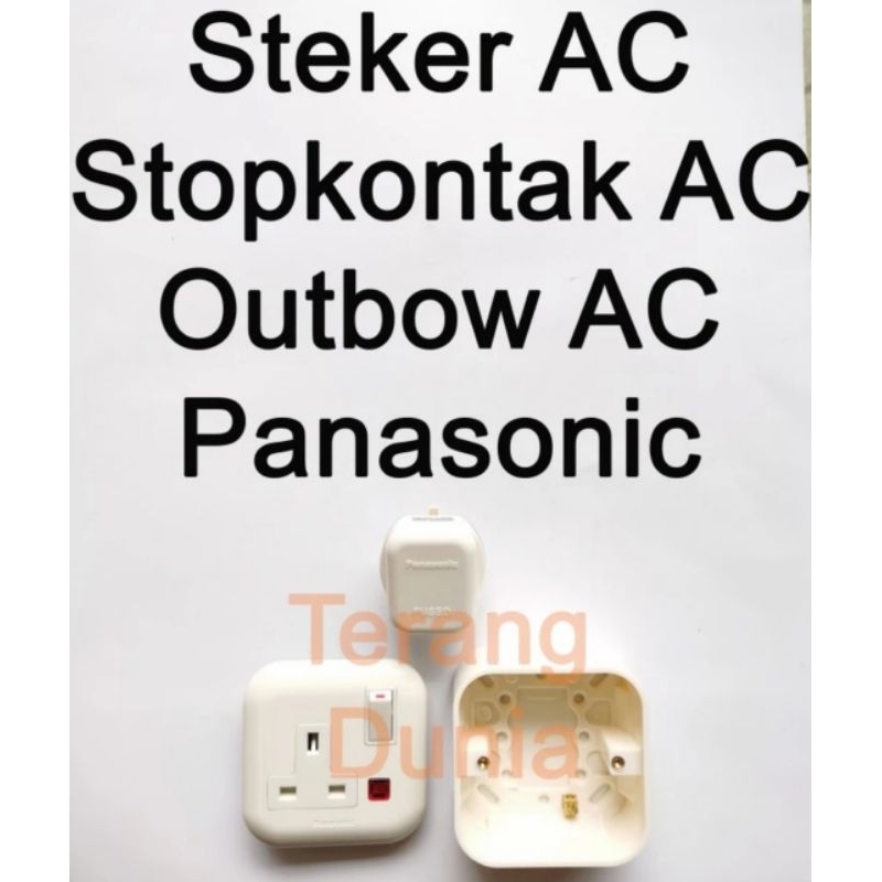 Jual Stopkontak AC Panasonic Colokan AC Panasonic Steker AC Panasonic ...