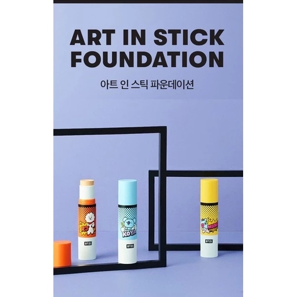 Jual BT21 Art in Stick Foundation, 8g | Shopee Indonesia