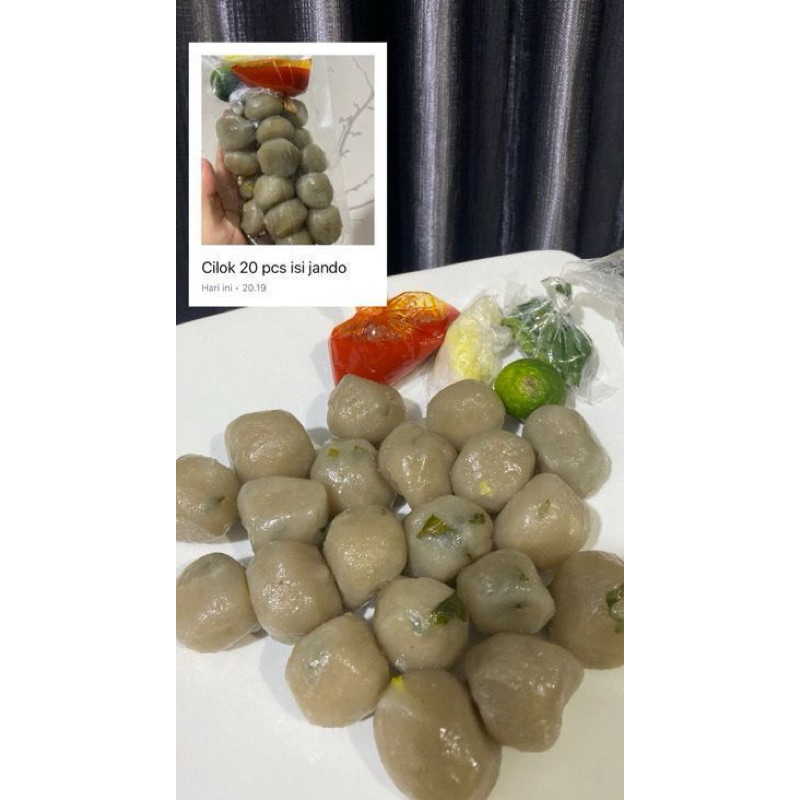 Jual FROZEN FOOD BASO ACI/MIE JEBEW/PANGSIT AYAM KUAH | Shopee Indonesia