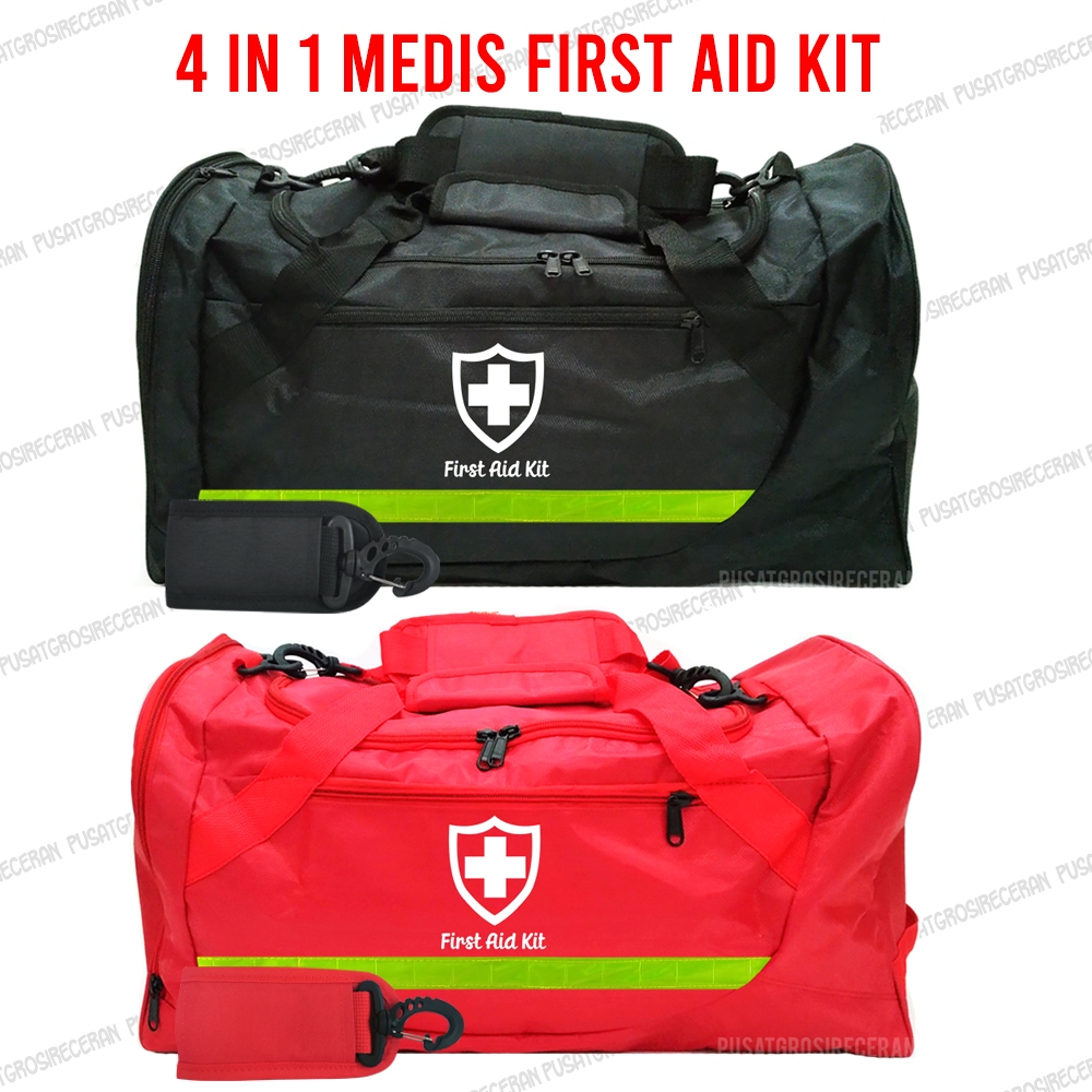 Jual 4IN1 FIRST AID KIT Jumbo Medical Bag Travel Tas Medis P3K Ransel ...