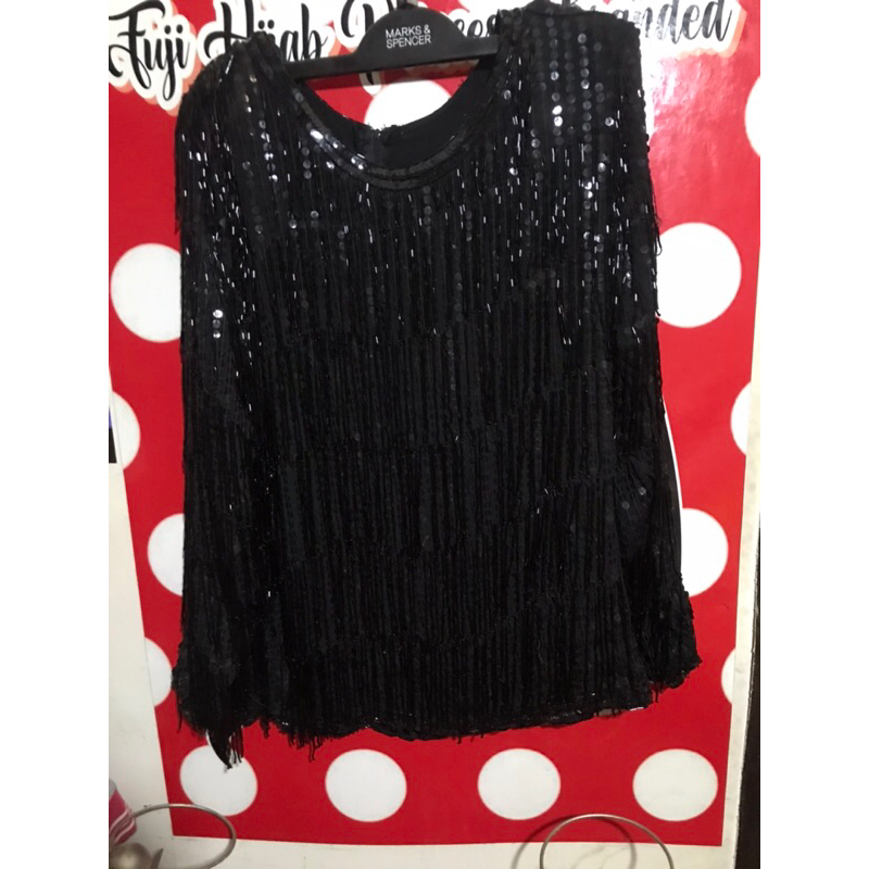 Jual baju sequin ala rumbai ala ayutingting | Shopee Indonesia