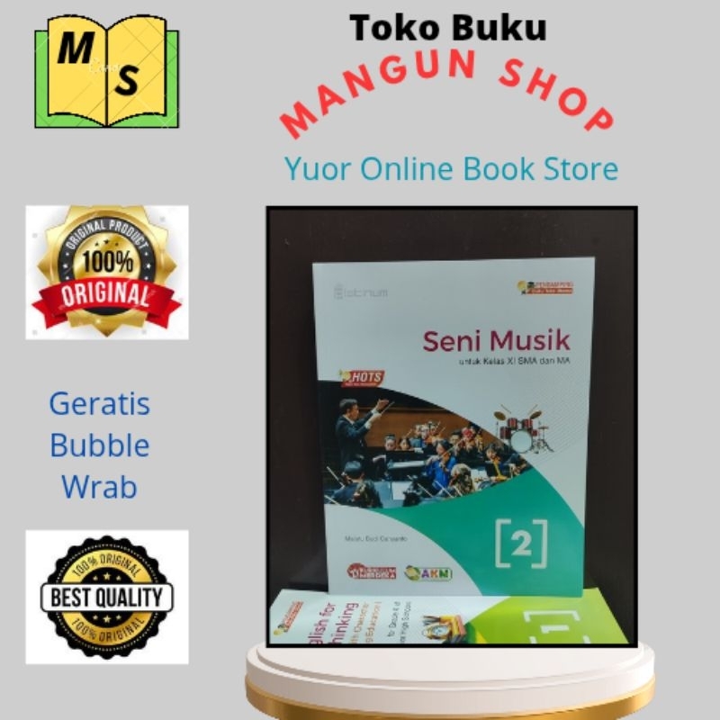 Jual Buku Seni Musik Kelas 1.2.3 / 10,11,12 SMA Kurikulum Merdeka Platinum | Shopee Indonesia