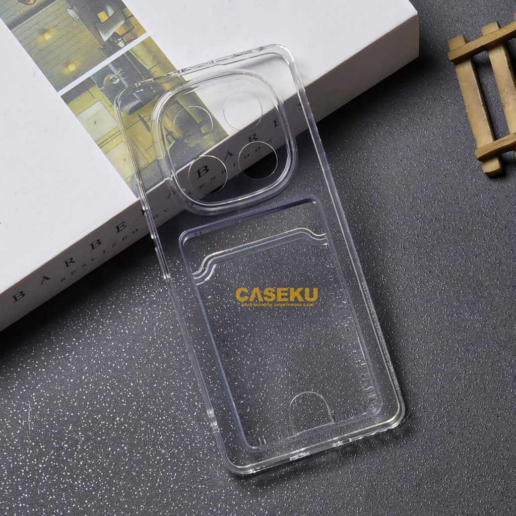 Jual Poco X7 5G Card Case Clear / Slot Kartu Bening Case Poco X7 5G ...