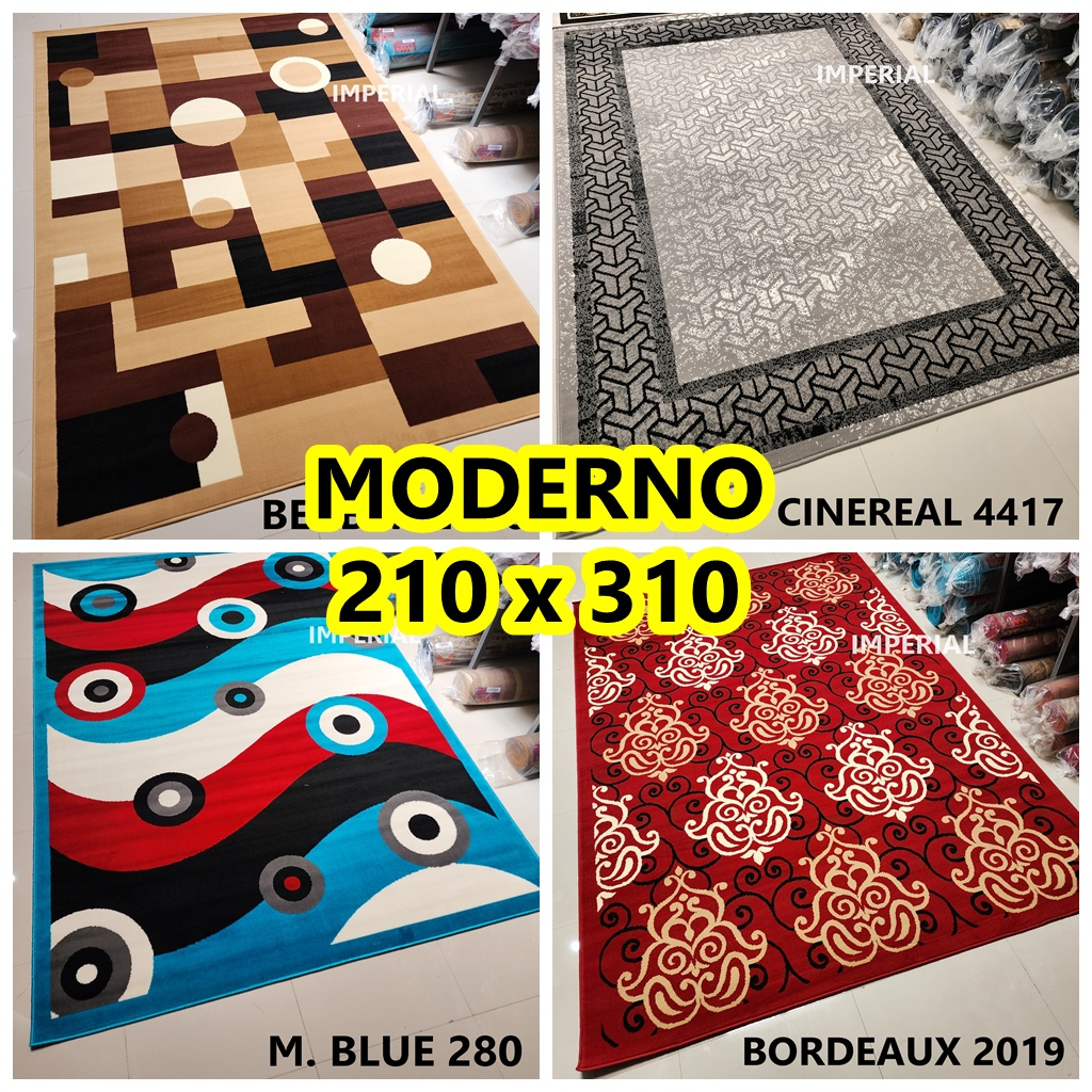 Jual Karpet Permadani MODERNO Ukuran 210 x 310 cm Besar Modern ...
