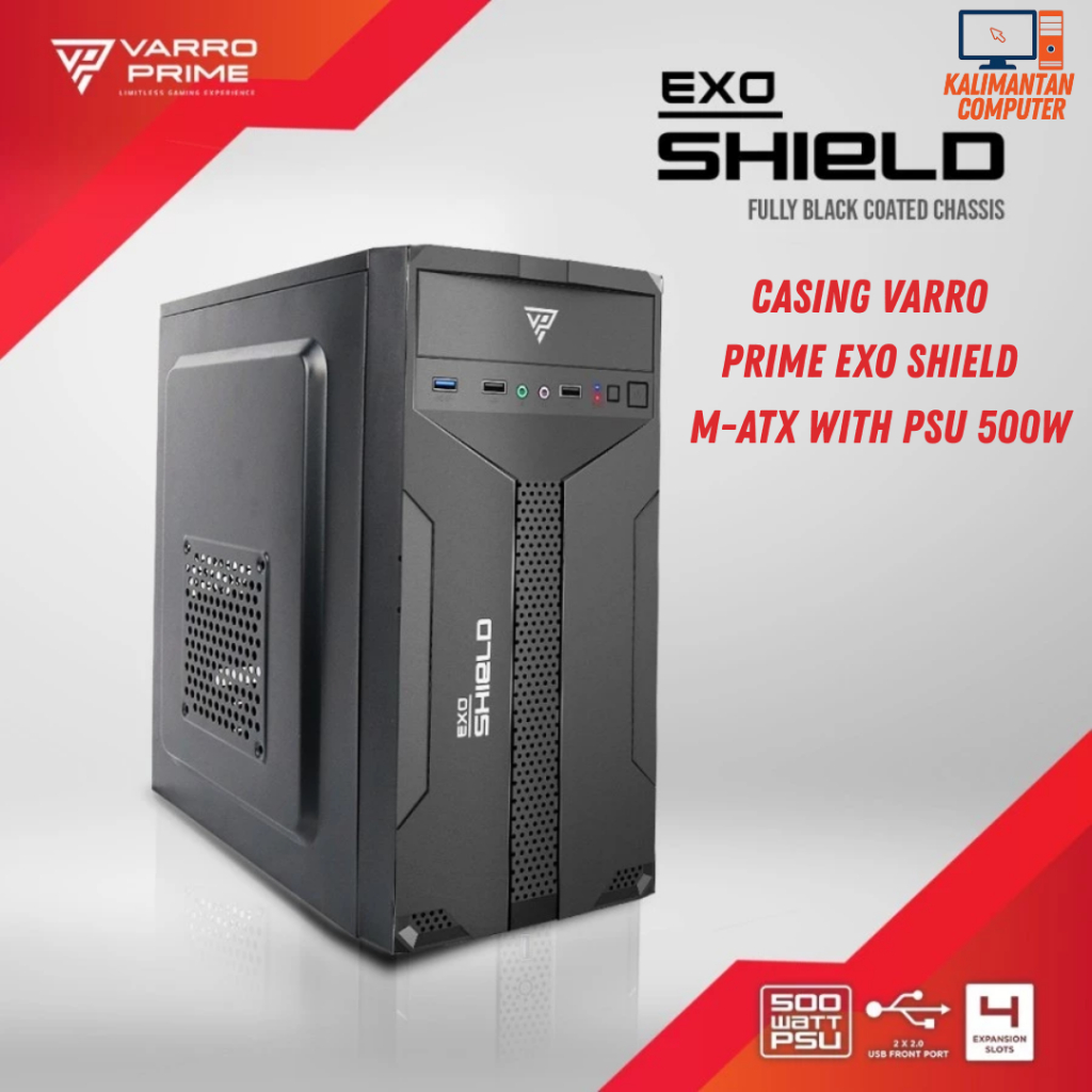 Jual Varro Prime Exo Shield Casing PC / Casing PC Varro with psu ...