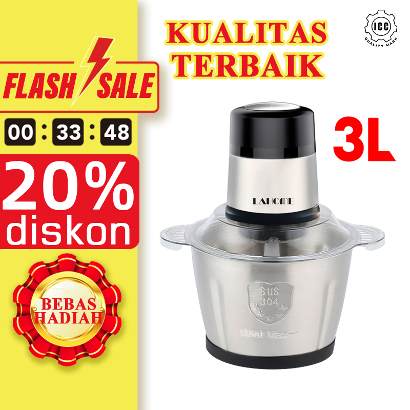 Jual LaHome Chopper Meat Grinder Food Processor Heavy Duty Vegetable ...