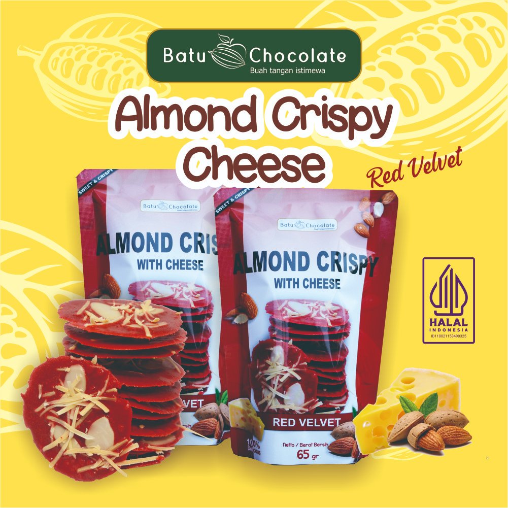 Jual Batu Chocolate - Almond Crispy Cheese Red Velvet ~ Oleh Oleh Khas ...