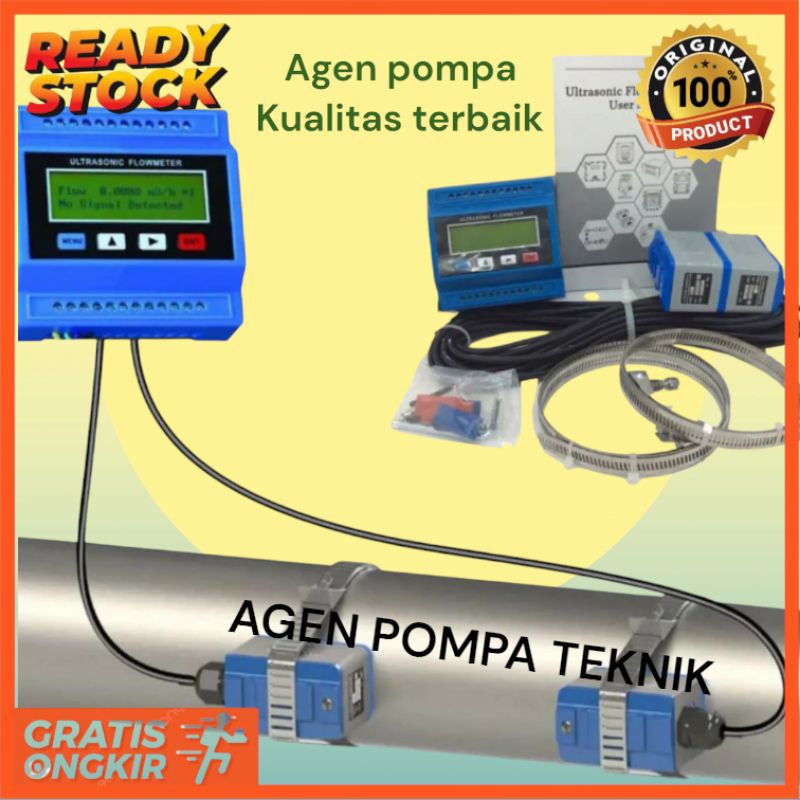 Jual Ultrasonic Flow meter TUF2000M-Liquid Flowmeter TL-1 300-6000mm ...