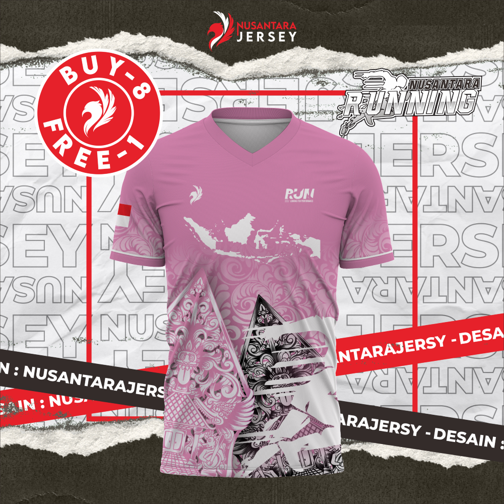 Jual jersey custom full printing Running Series 16 Roots java | Shopee Indonesia