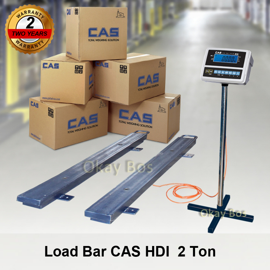 Jual Timbangan Load Bar CAS HDI Cap 2 Ton Rekomendasi Timbangan Sapi ...