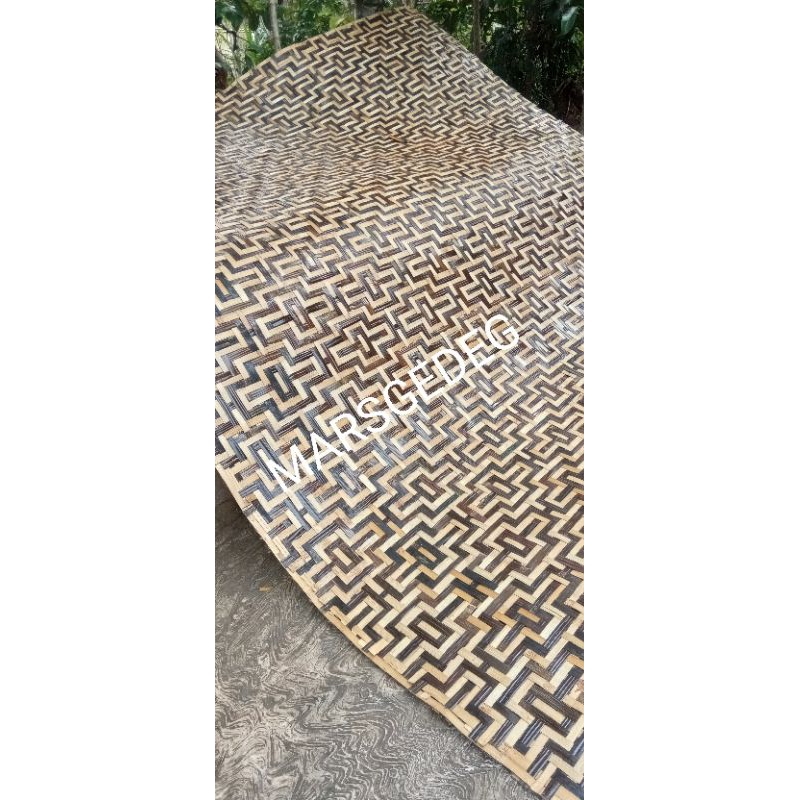 Jual Anyaman bambu motif/bilik/gedeg/gribik/tabag/kepang/ motif ...