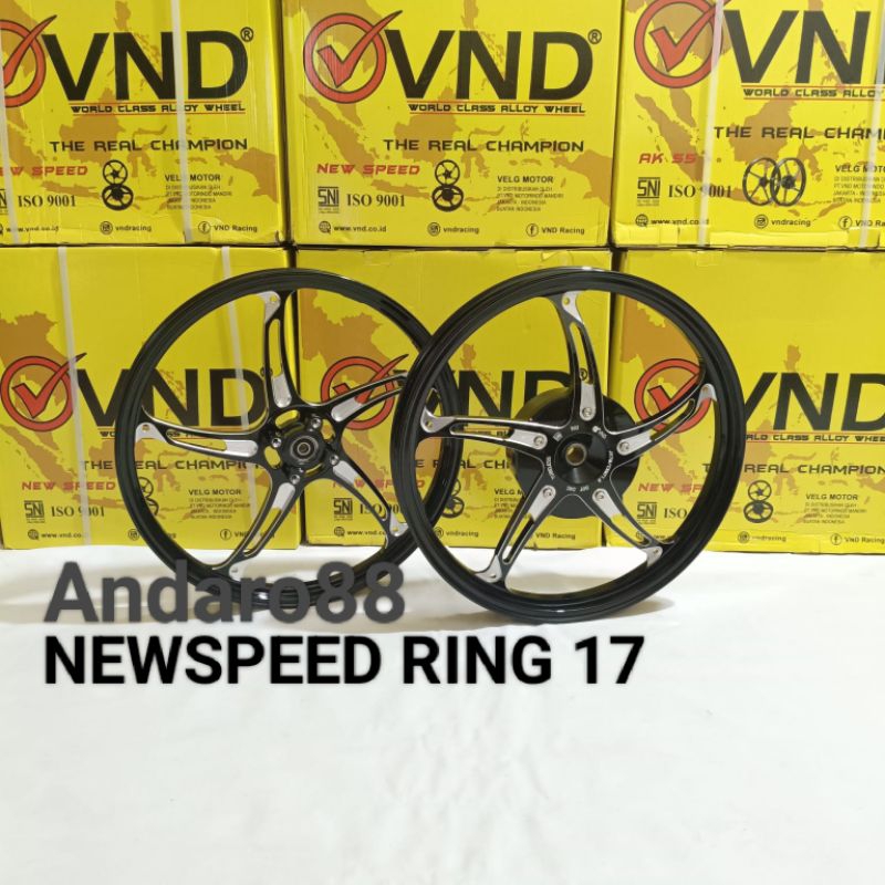Jual VELG VND NEWSPEED RING 17 VARIO 110 BEAT SCOOPY/VARIO 125 VARIO 150/VARIO 160 CBS/UK 140/ ...