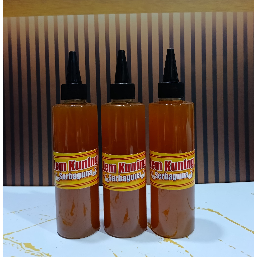 Jual Lem kuning serbaguna kemasan praktis 100 & 200 ml | Shopee Indonesia