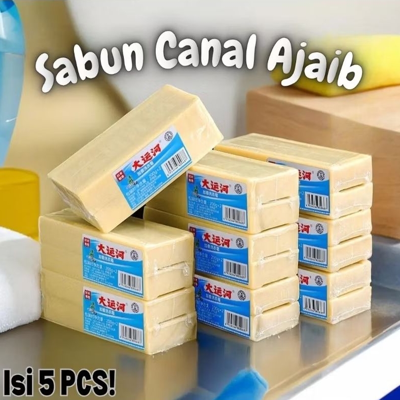Jual [5 PCS] Sabun Canal Ajaib Viral – Penghilang Daki & Noda, Aman ...