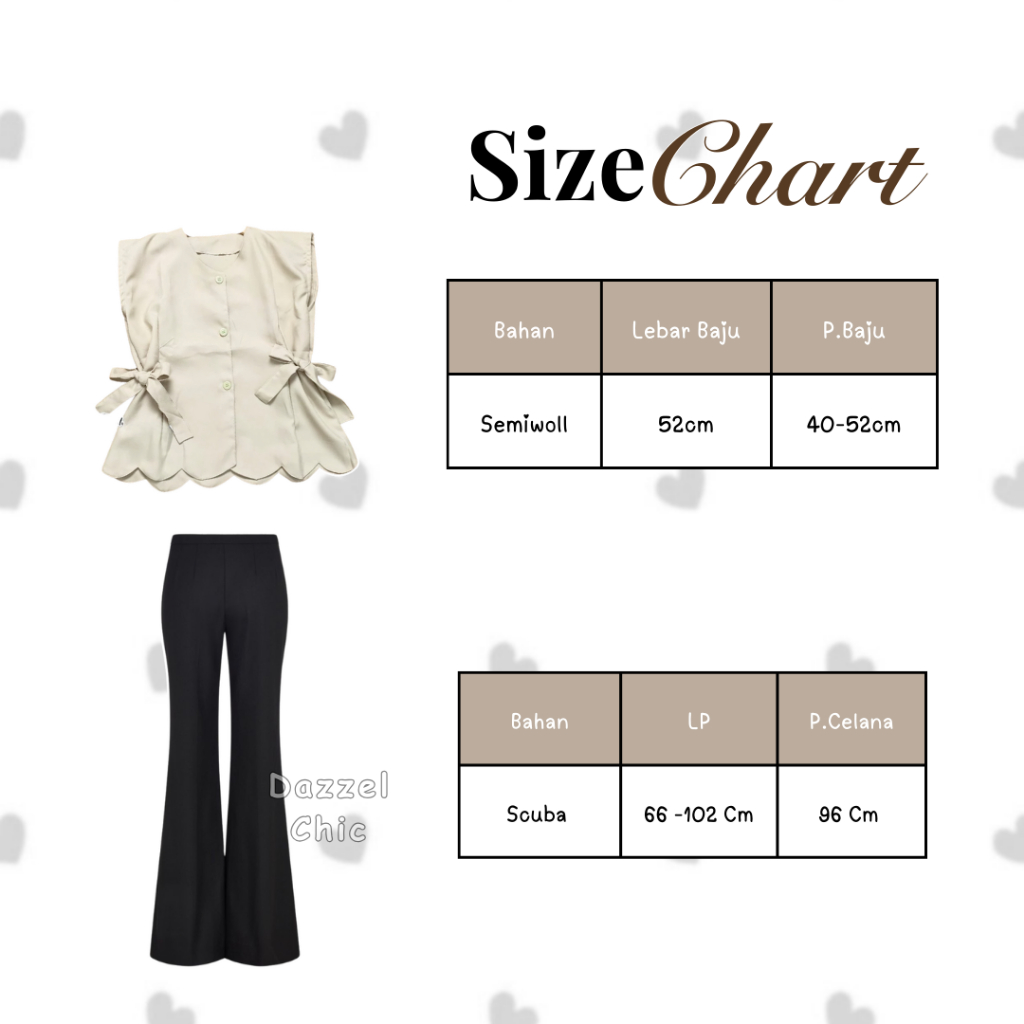 Jual DazzelChic OOTD 4 In One Set Korean Style ( Vest - Manset - Bella ...