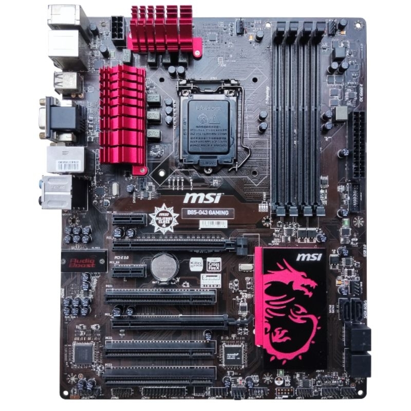 Jual MOTHERBOARD MSI B85-G43 GAMING LGA 1150 DDR3 GEN 4 | Shopee Indonesia