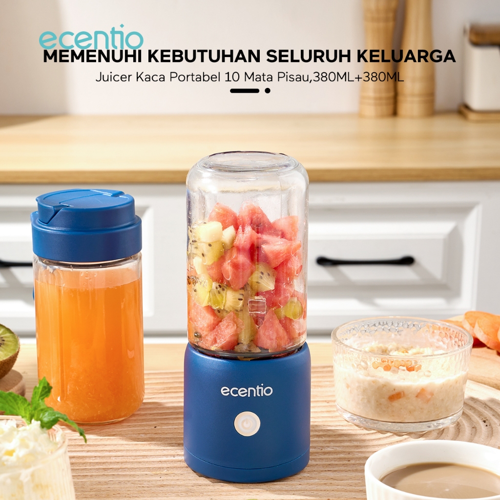 Jual ecentio Juicer Portable Mini Chopper Food Processor Alat Pembuat ...