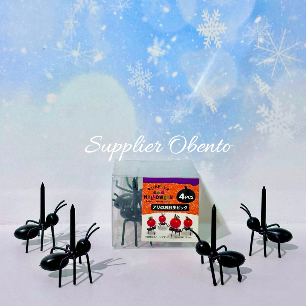 Jual [Seria] Halloween Ant Walk Picks Food Pick Ant Food Pick Lunch ...