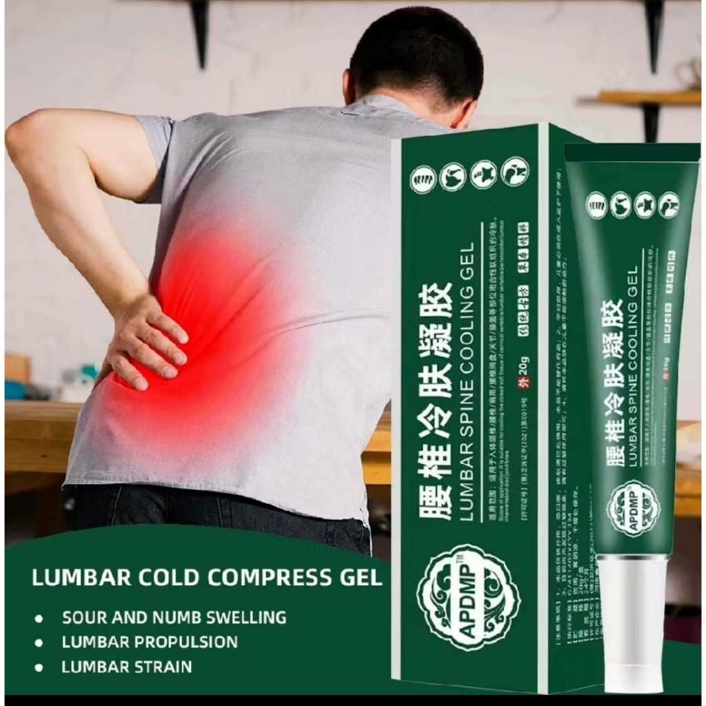 Jual Salep Lumbar Spine Cooling Gel Pereda Sakit Tulang Belakang ...