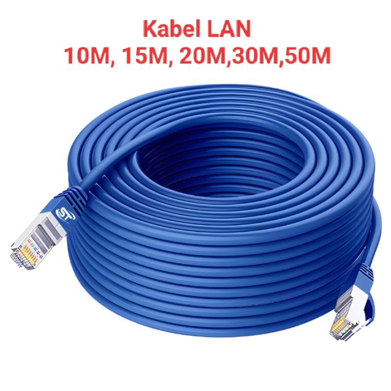 Jual Kabel LAN Outdoor CAT 5E 10M, 15M, 20M, 30M, 50M. | Shopee Indonesia