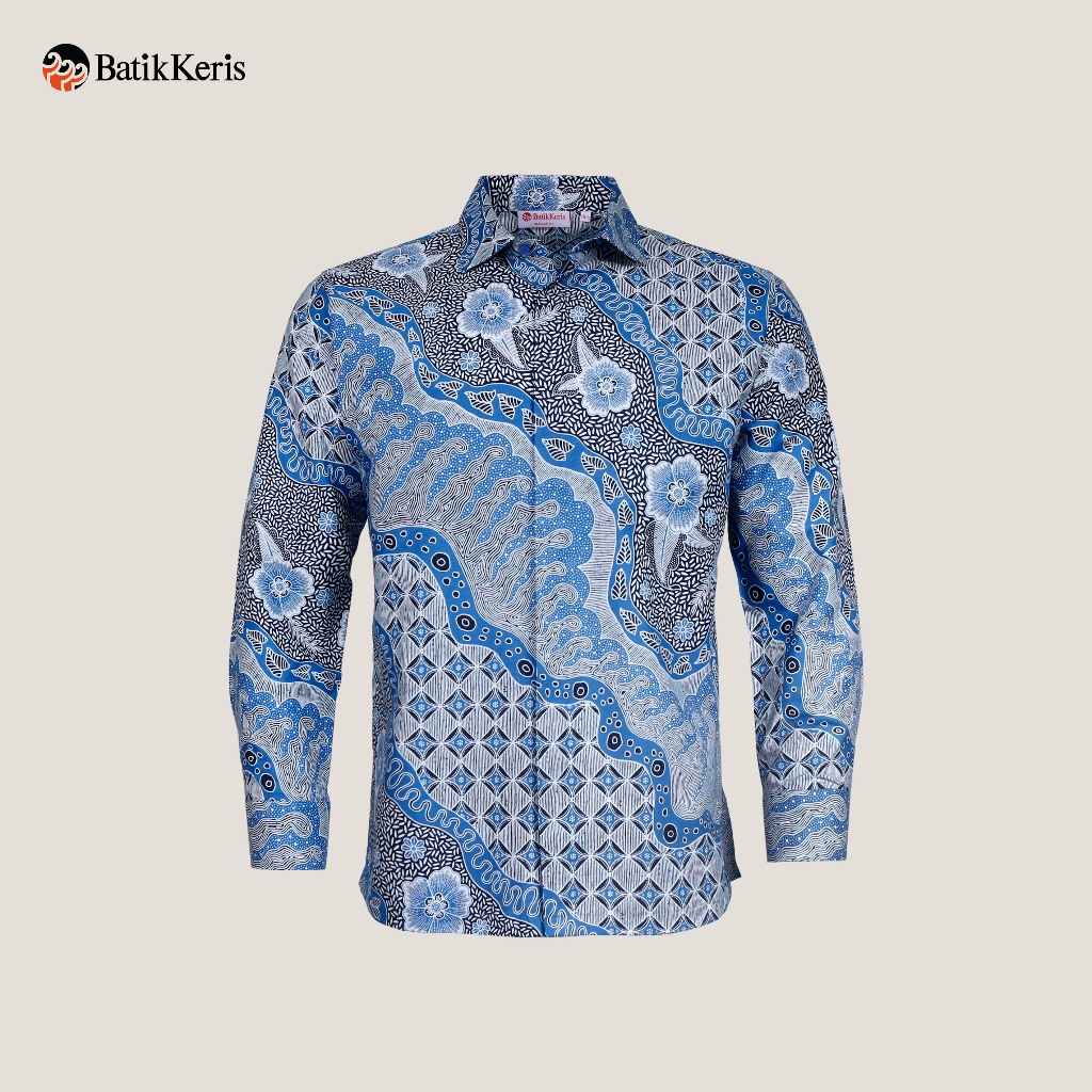 Jual Kemeja Pria Lengan Panjang Batik Keris Reguler Fit Motif Keris ...