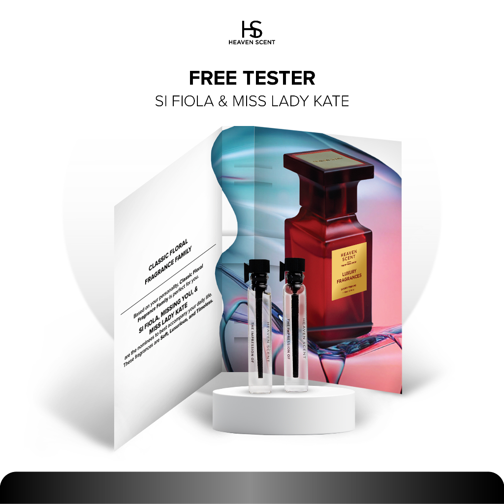Jual Heaven Scent SBY - Free Tester Si Fiola dan Miss Lady Kate Parfum ...