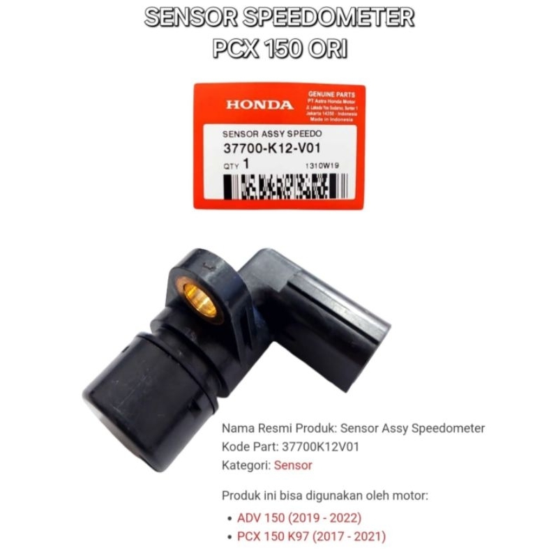 Jual Sensor Speedometer Vario 125 Esp Pcx 150 Original 37700K12V01 ...