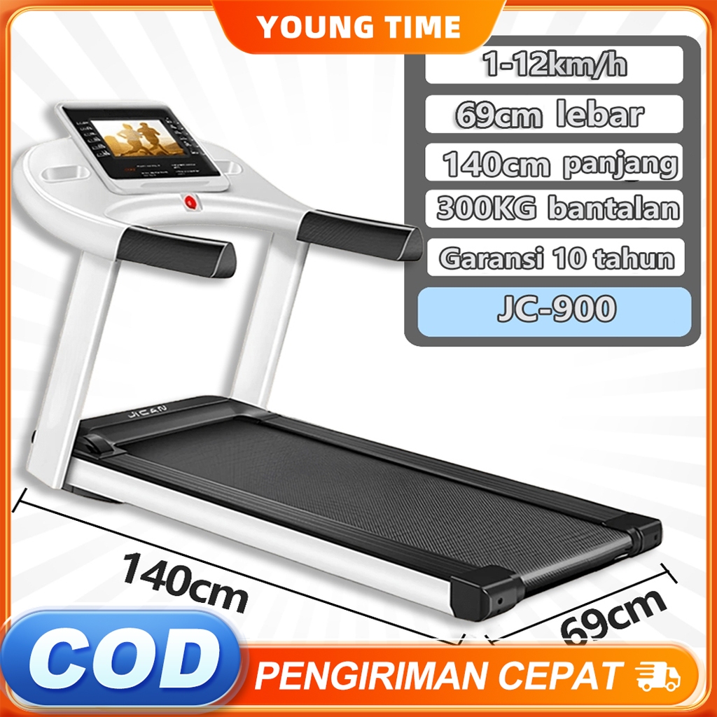 Jual 【Garansi 10 tahun】Treadmill Elektrik Jc-900 Treadmill lipat ...