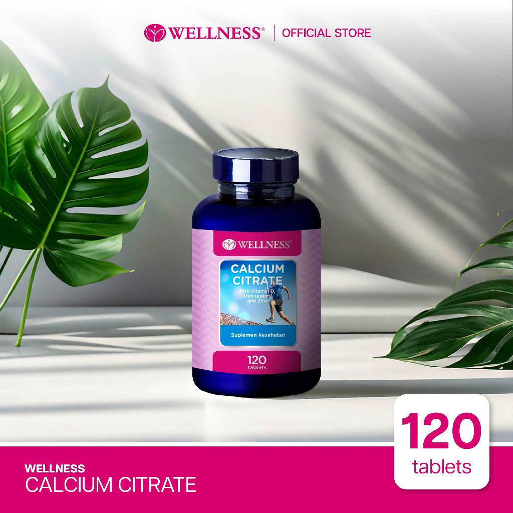 Jual Wellness Calcium Citrate - 120 Tablets | Shopee Indonesia