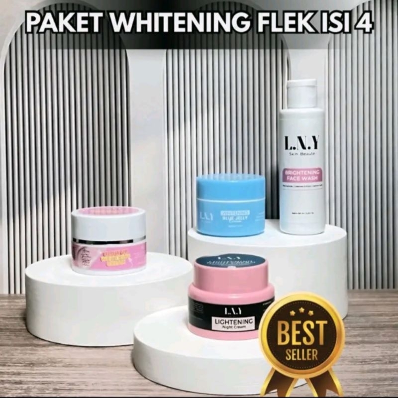 Jual LNY skin beauty/PAKET LENGKAP SUSAH PUTIH FLEK/ SUPER GLOWING L.N.Y BEAUTY | Shopee Indonesia