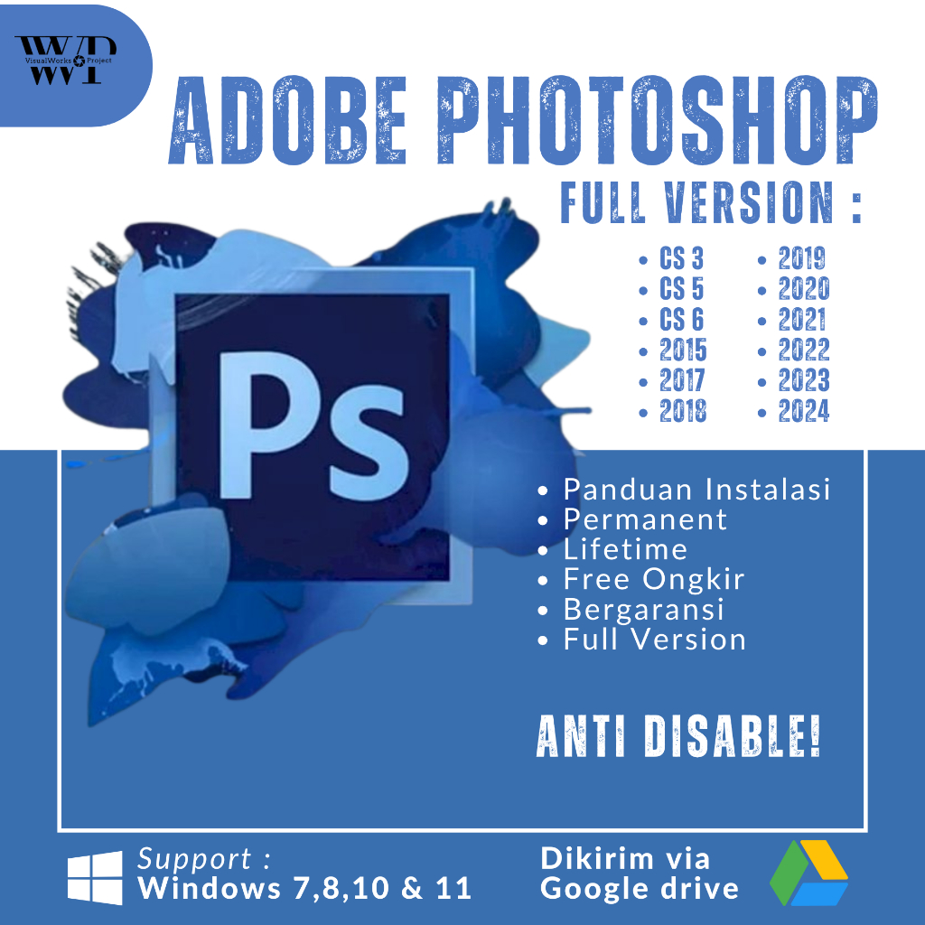 Jual Photoshop Full Version Baru/Lama 2025 2024 2023 2022 2021 2020 ...