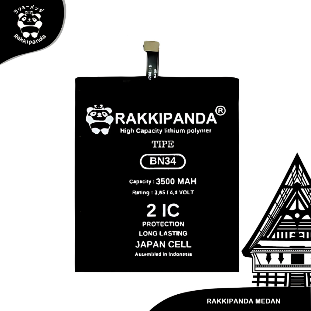 Jual BATERAI RAKKIPANDA BN34 FOR REDMI 5A | Shopee Indonesia