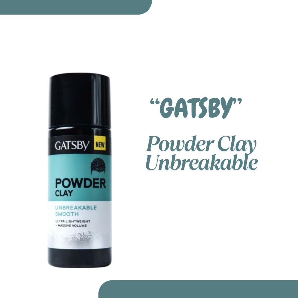 Jual Gatsby Powder Clay Unbreakable Smooth 20g | Shopee Indonesia