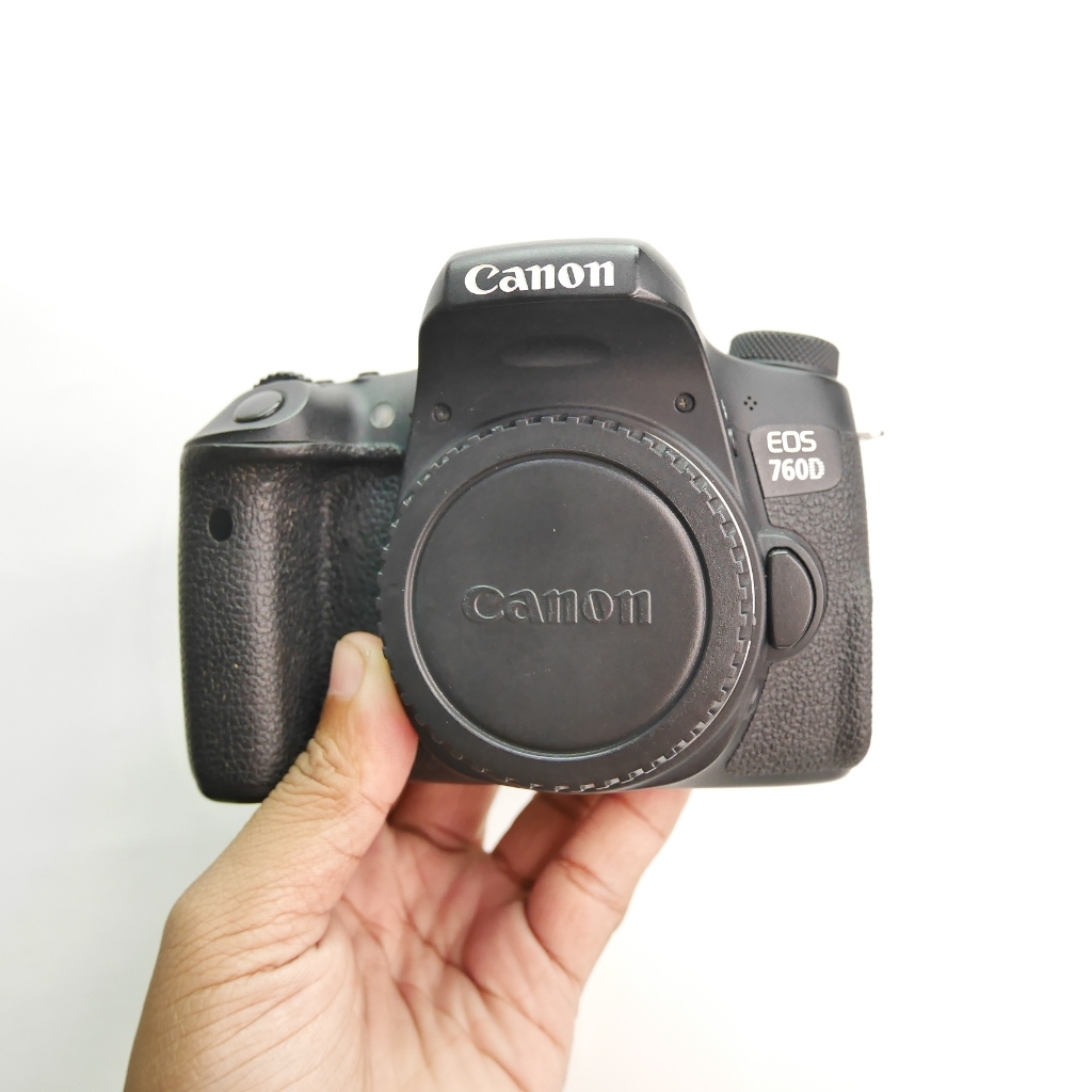Jual CANON EOS 760D (w) BODY ONLY LENGKAP kode 1529 | Shopee Indonesia