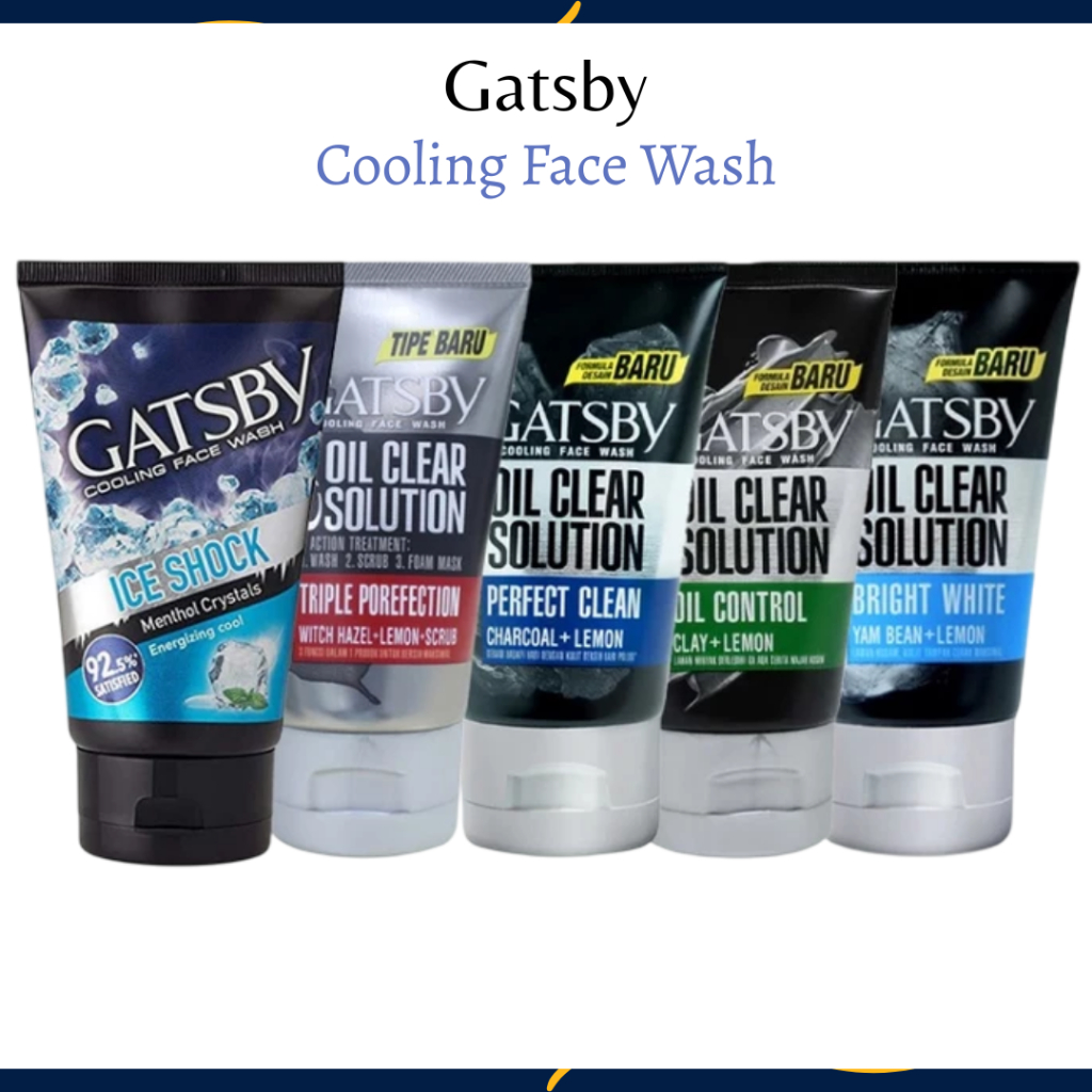Jual Gatsby Cooling Face Wash 100g/Pembersih Wajah | Shopee Indonesia