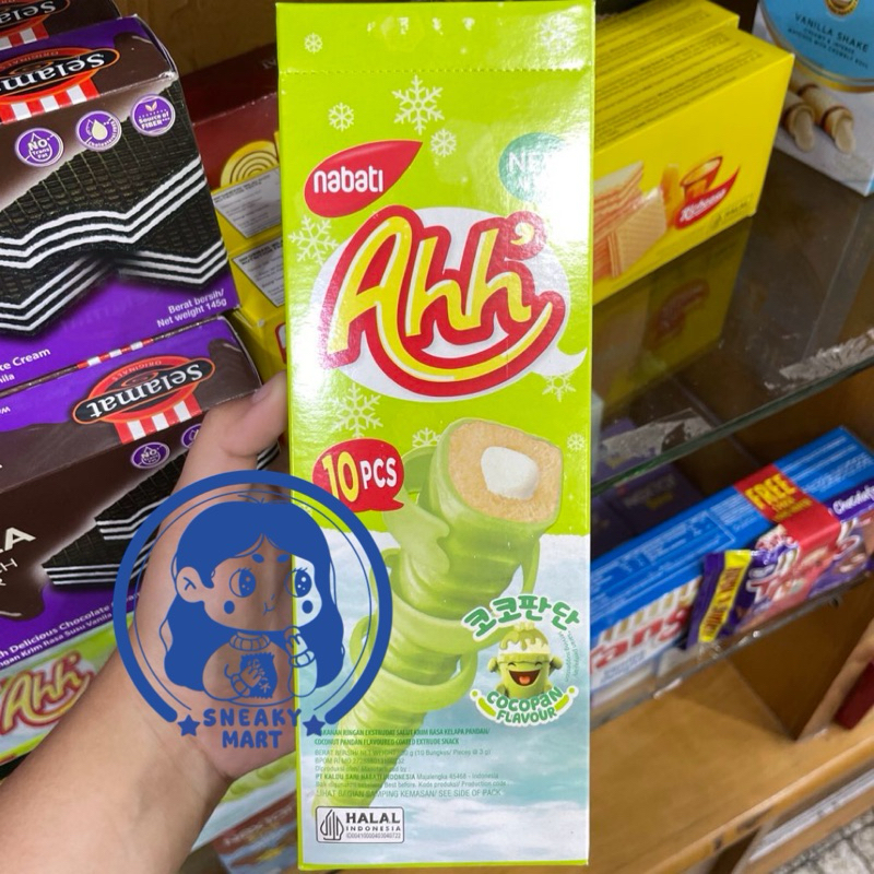 Jual Nabati ahh rasa cocopandan 30gr / isi 10 pcs (10x3gr) | Shopee ...