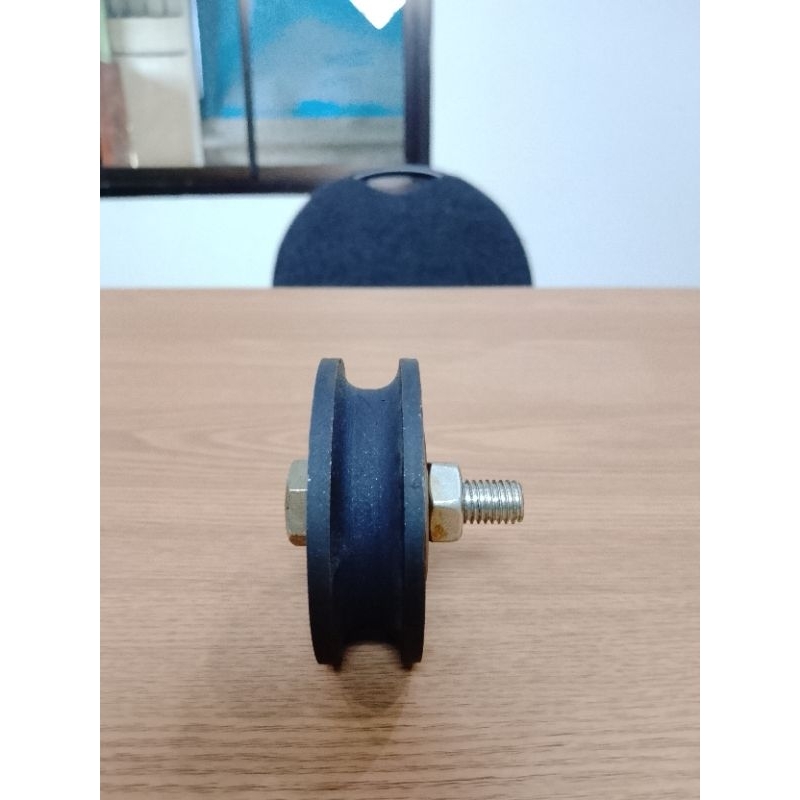 Jual Roda pagar Black Doff, besi cor 10 Cm, Ready bentuk Roda Bulat ...