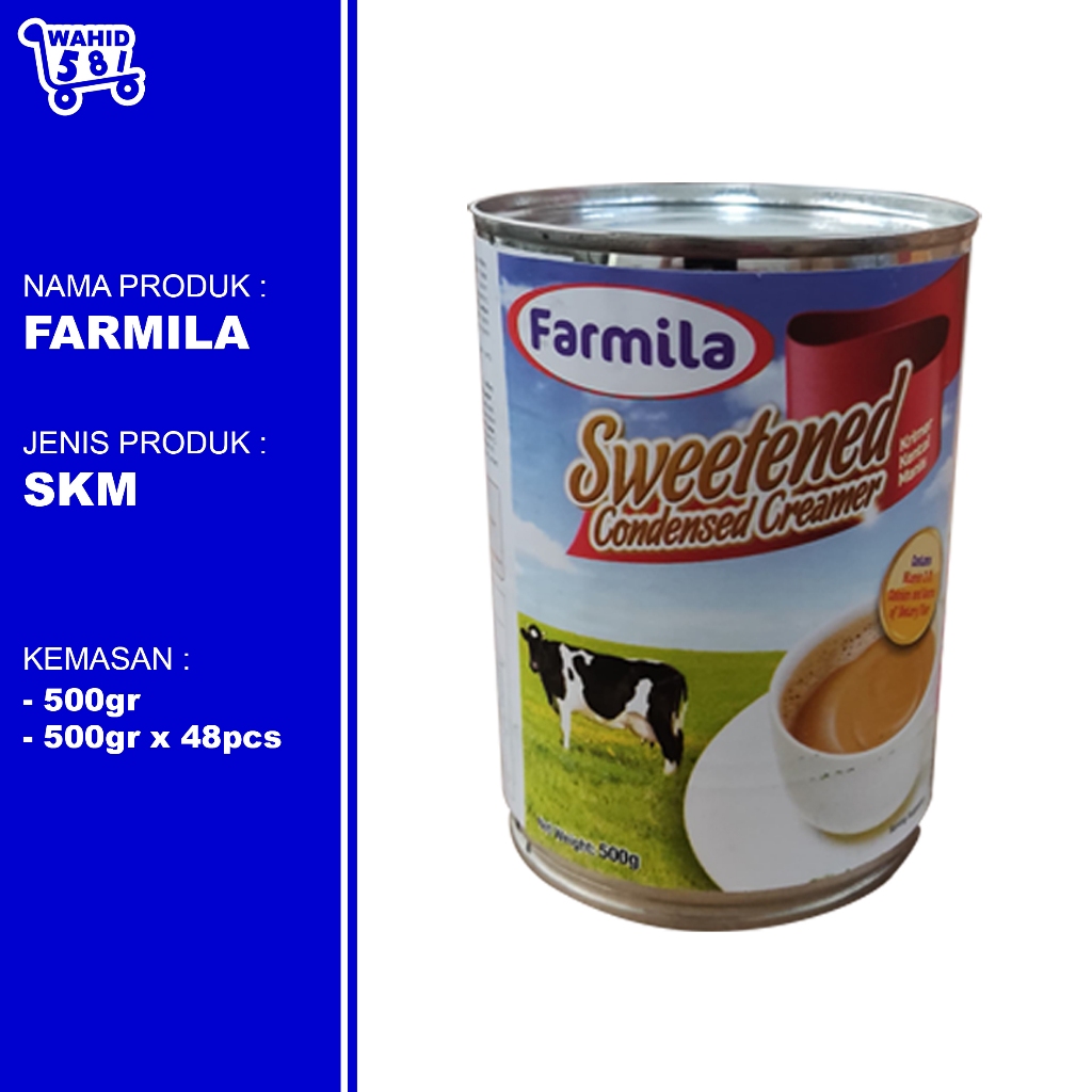 Jual Farmila / Susu Kental Manis / Krimer / 500gr / Kaleng / Pcs ...