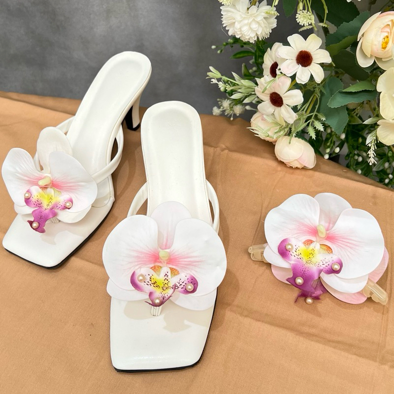 Jual JEPIT BUNGA ANGGREK / HIASAN HEELS ANGGREK HIASAN SEPATU CLIP ...