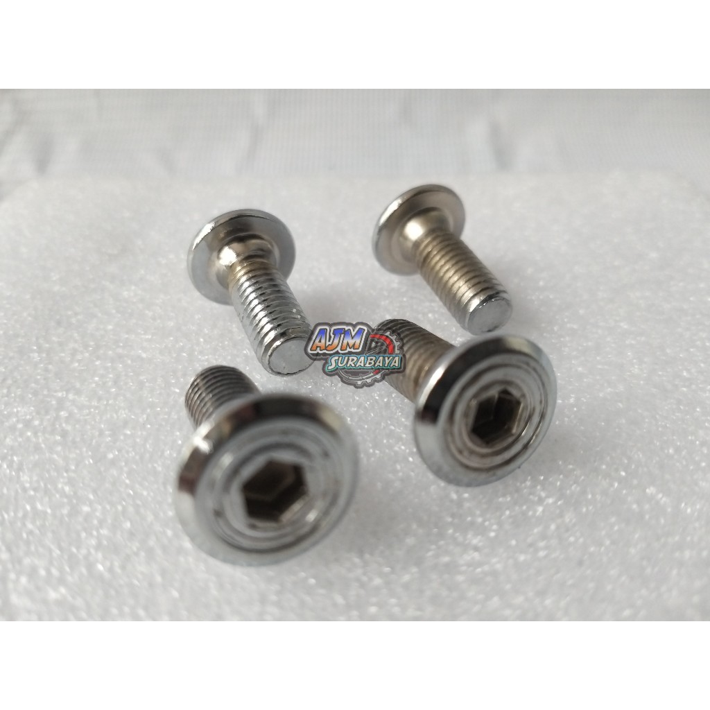 Jual BAUT PIRINGAN CAKRAM STAINLESS IMPORT BAUT PIRINGAN DRAT 12 STAINLES PER BIJI (1 PCS) full ...