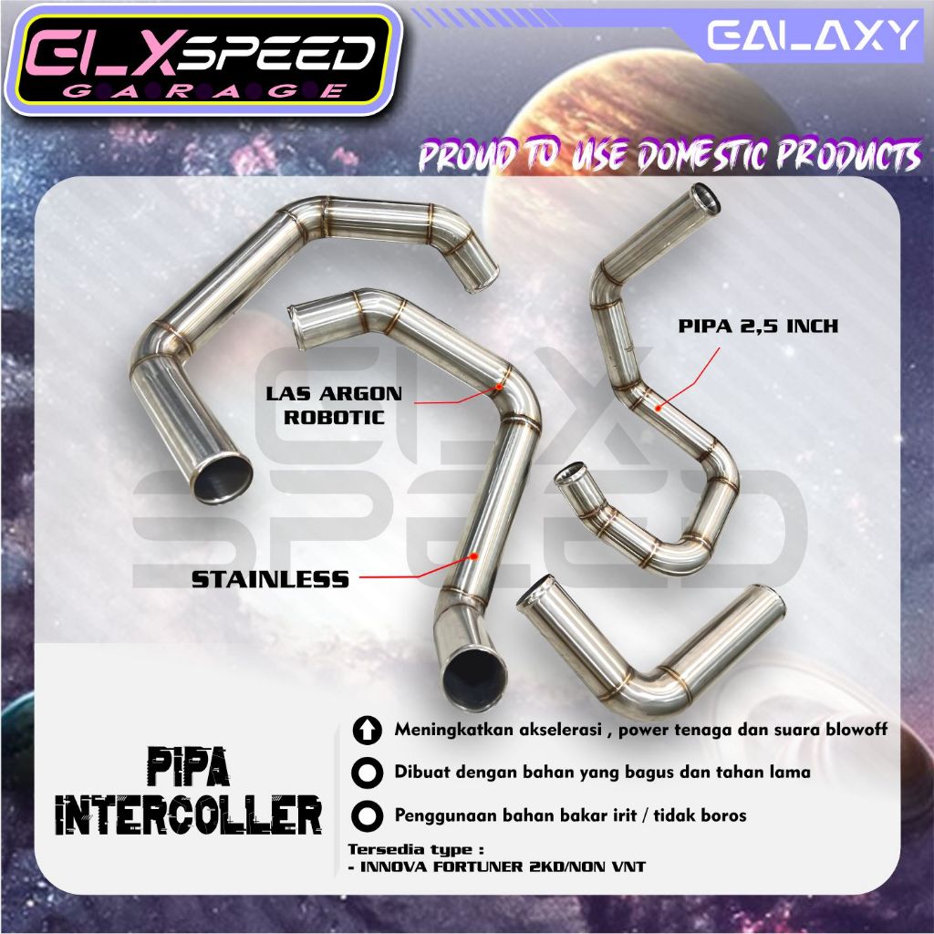 Jual Pipa Piping Intercooler Innova / Fortuner 2kd | Shopee Indonesia