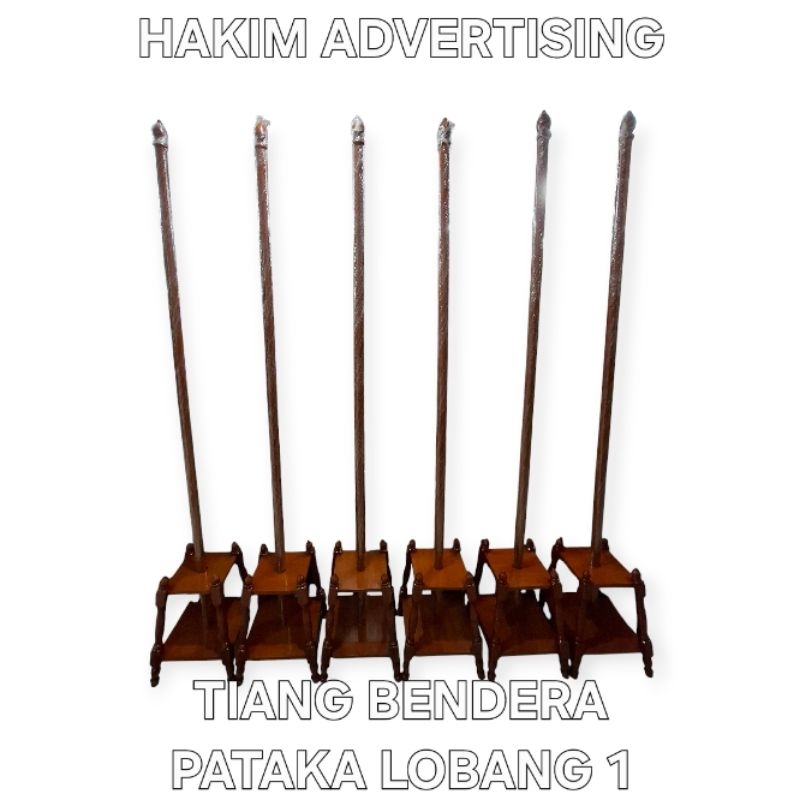 Jual Tiang bendera pataka tiang bendera ruangan lobang 1 stok ready ...