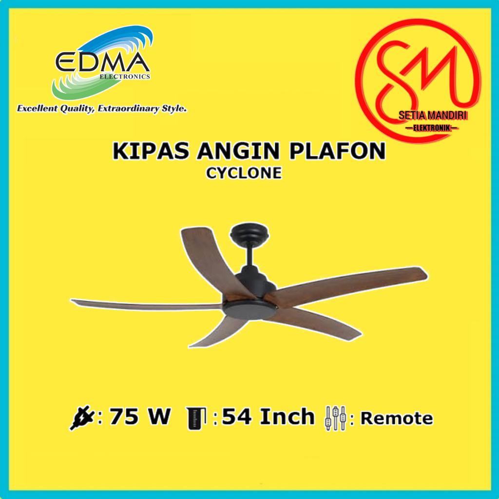 Jual Kipas Angin Gantung 54 Inch Dekorasi Plafon MT EDMA 54in - BEST B5 ...